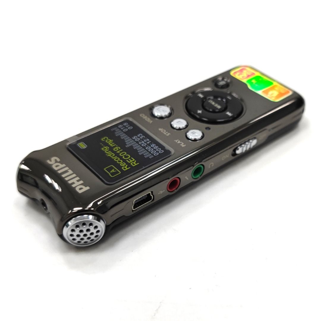 PHILIPS VTR8000 Voice Recorder with 8GB Storage & 2120h Recording ...