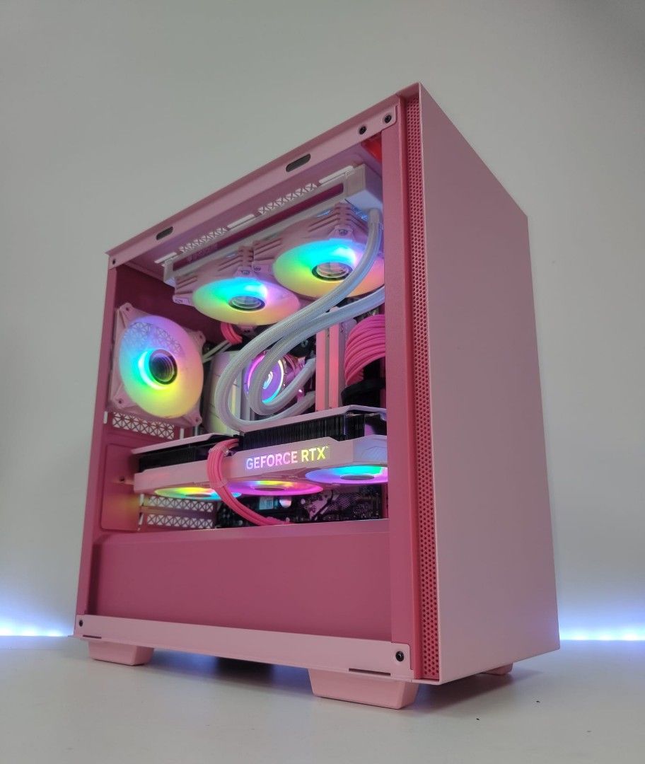 *PINK BUILD* RYZEN 7 7700 + RTX 4070 Custom Gaming PC - Pair your ...