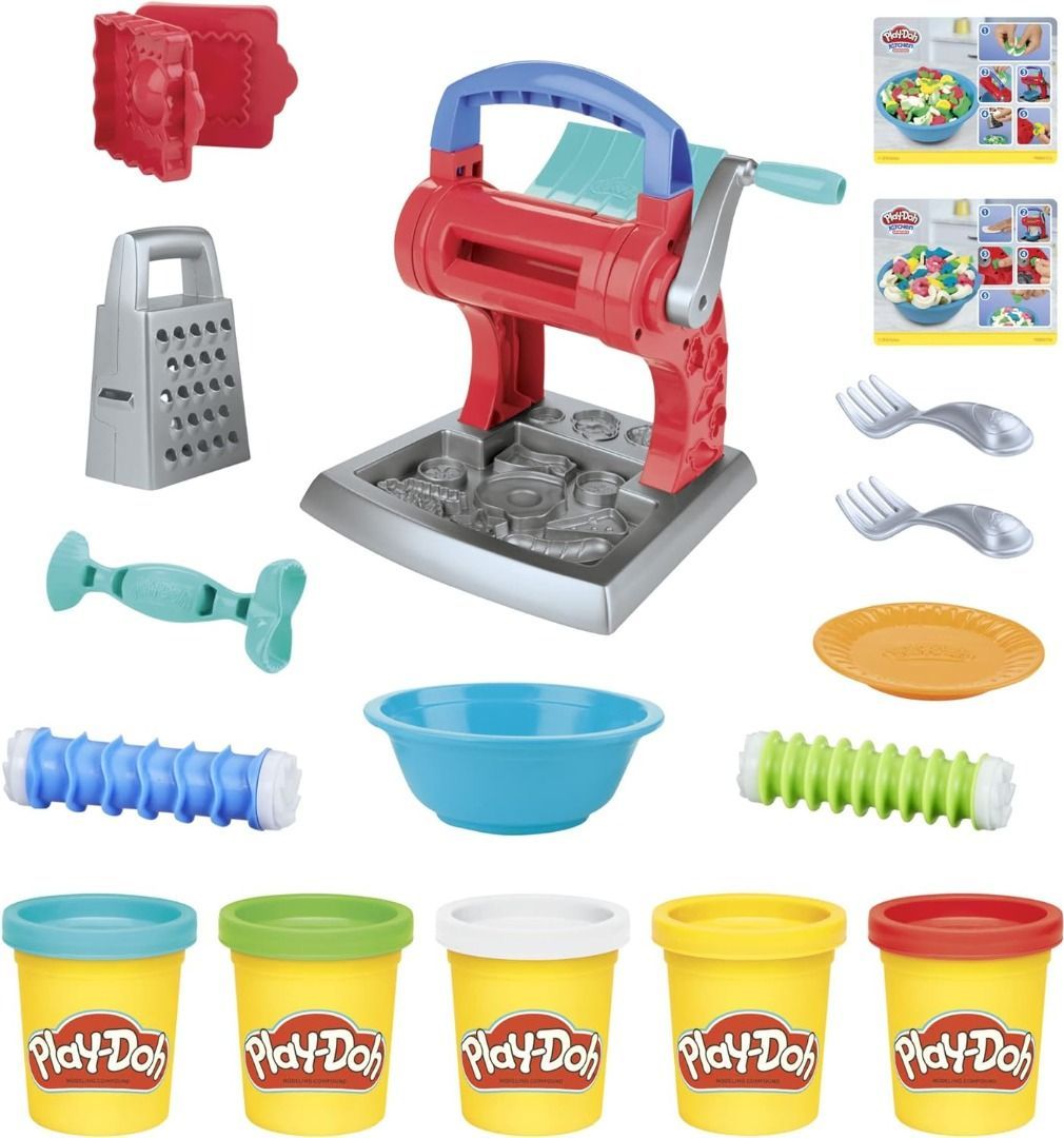 Play-Doh Kitchen Creations Noodle Party Playset For Kids 3 Years And Up ...