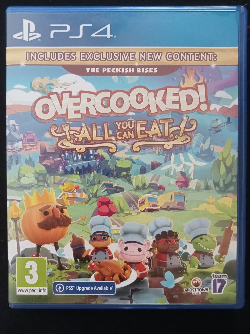 PlayStation 4 PS4 Game Overcooked! All You Can Eat, Video Gaming, Video ...
