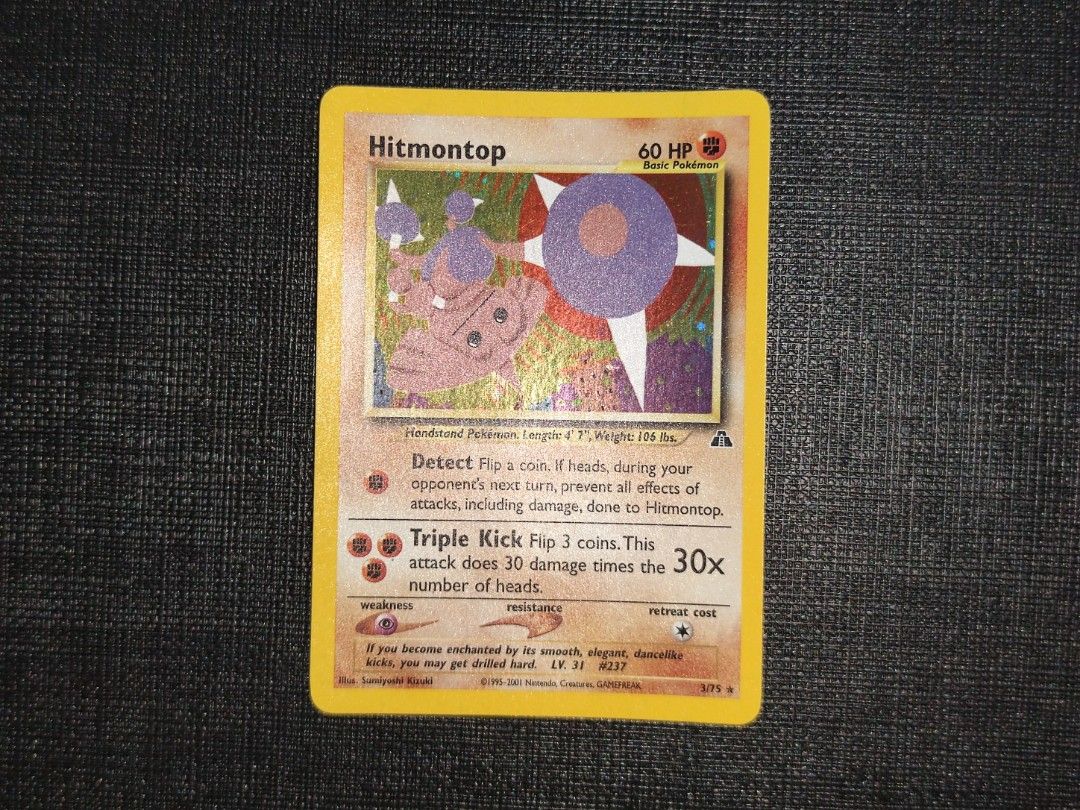 Pokemon Hitmontop 3/75 Neo Discovery, Hobbies & Toys, Toys & Games on ...