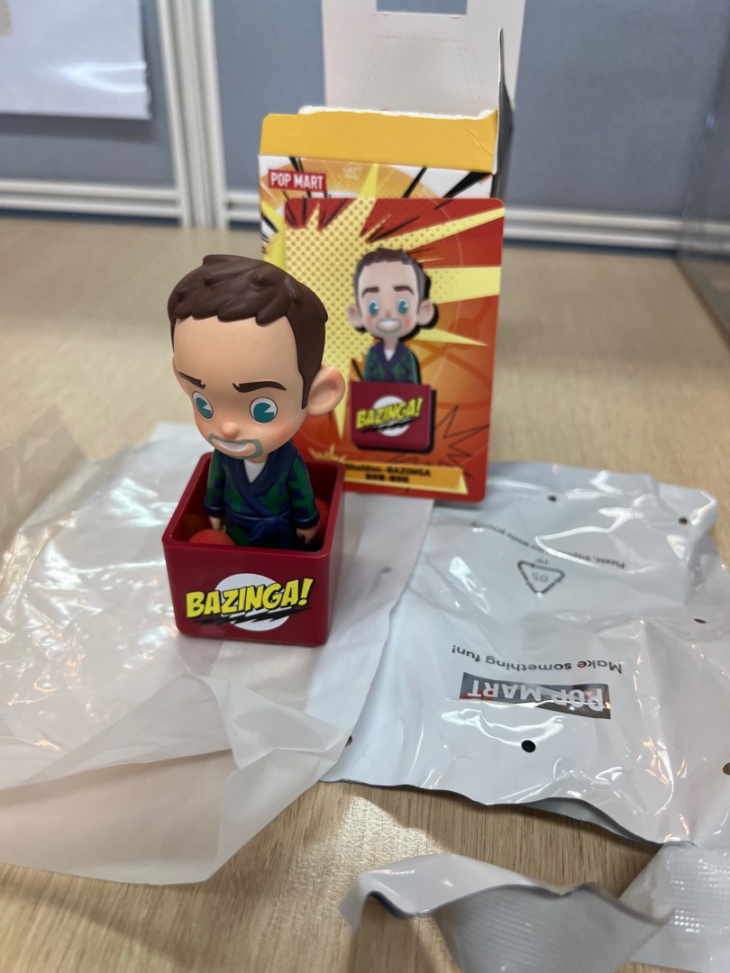 Pop Mart - Sheldon - BAZINGA - The Big Bang Theory, Hobbies & Toys ...