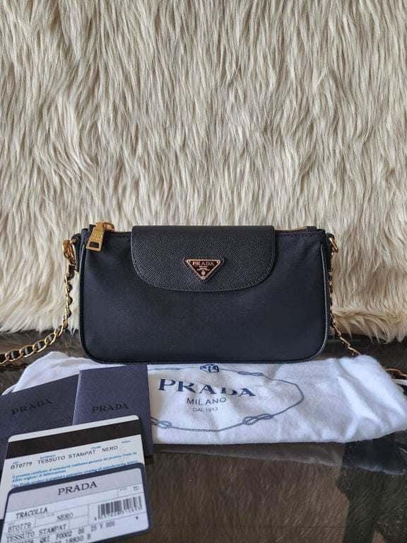 Prada sling nylon, Luxury, Bags & Wallets on Carousell