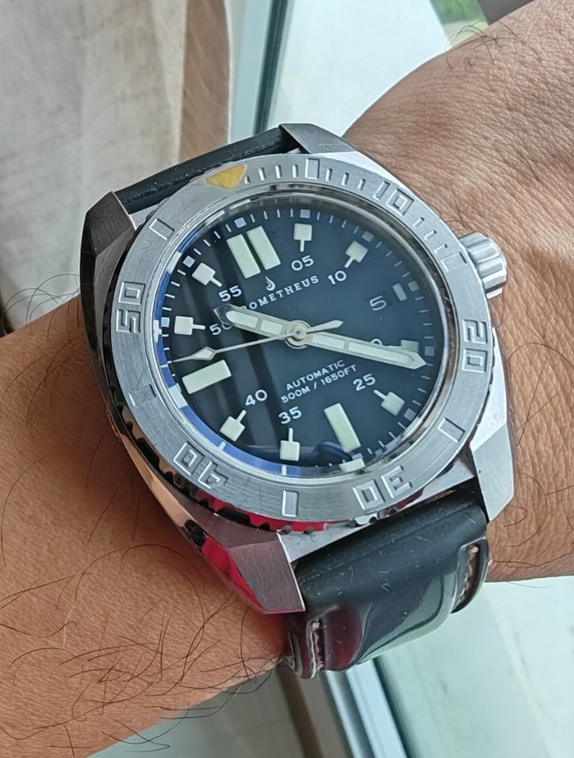 Prometheus Piranha automatic diver watch, Luxury, Watches on Carousell