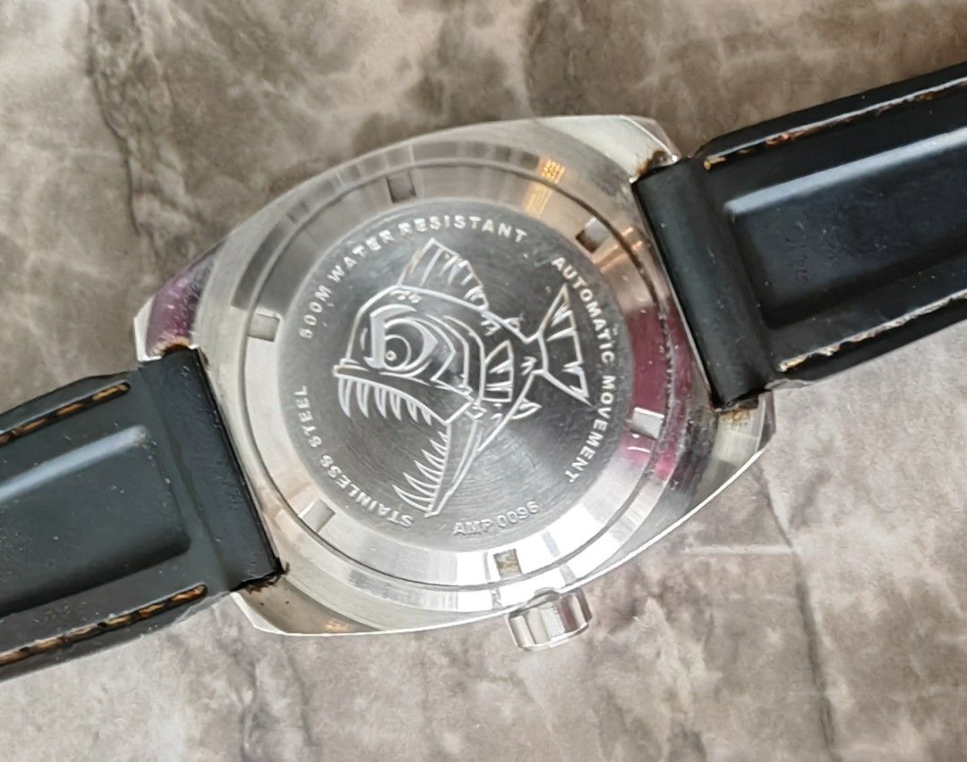 Prometheus Piranha automatic diver watch, Luxury, Watches on Carousell