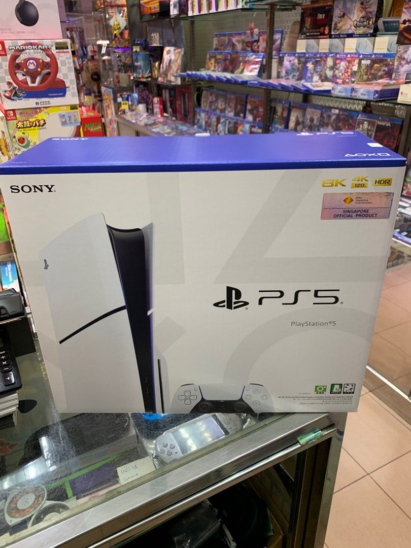 PS5 slim console 1TB w/15mth warranty by Sony Singapore, Video Gaming ...