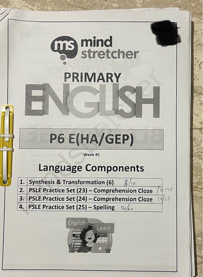 PSLE English Mind stretcher HA/ GEP, Hobbies & Toys, Books & Magazines ...