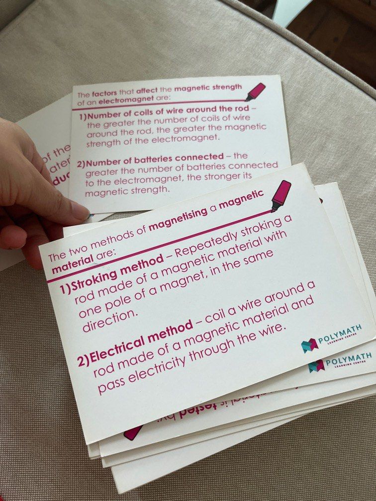 PSLE Science flash cards, Everything Else on Carousell