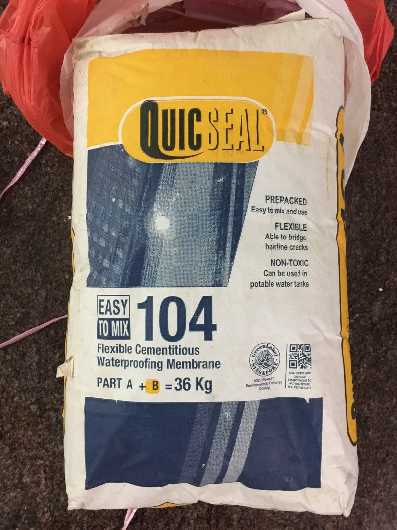 Quicseal 104 waterproof membrane, Everything Else on Carousell