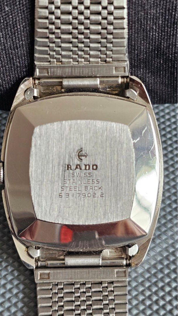 Rado stainless steel watch, Luxury, Watches on Carousell