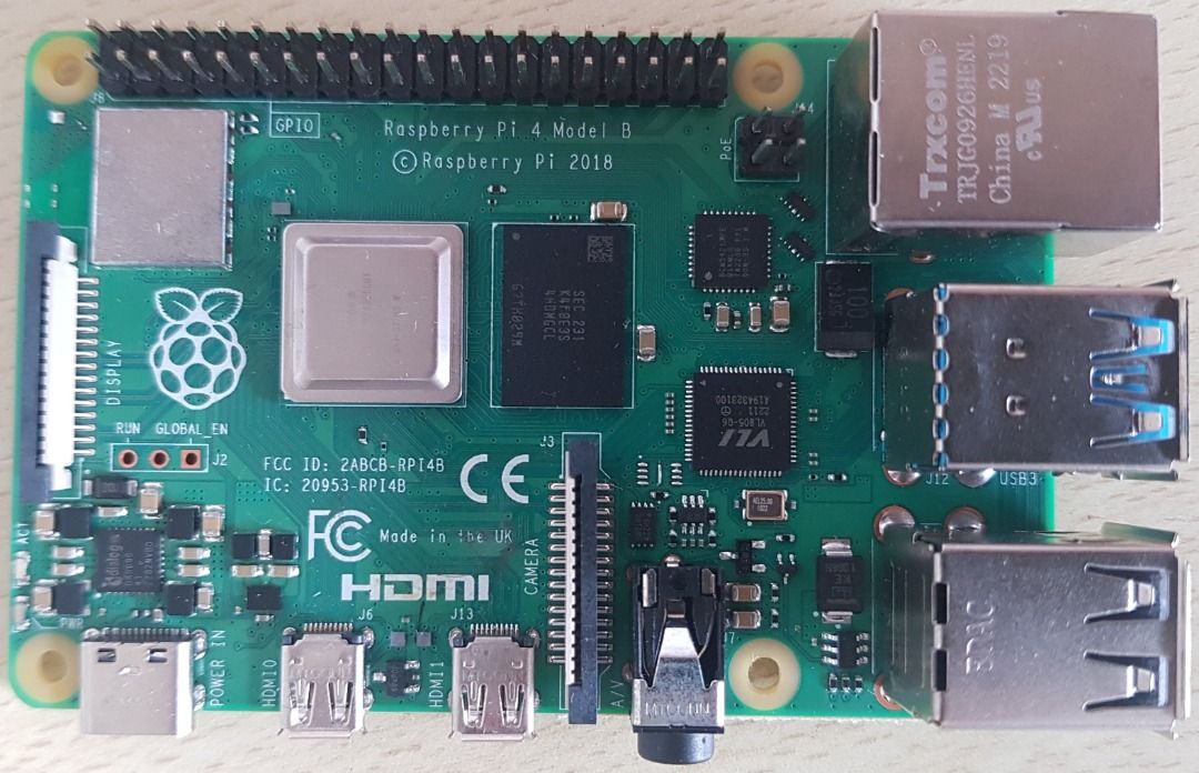 Raspberry Pi 4 Computer Model B 1GB RAM Main Board Only, Computers ...