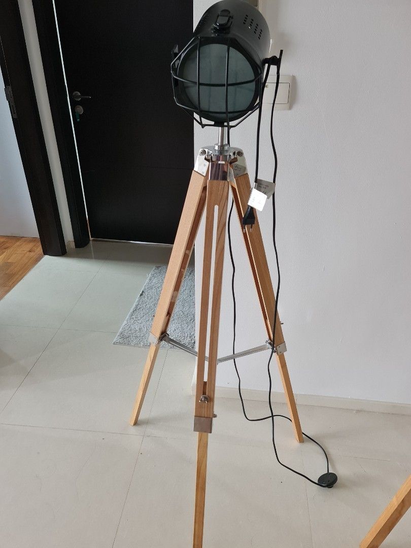 Retro Standing Lamp, Furniture & Home Living, Lighting & Fans, Lighting ...