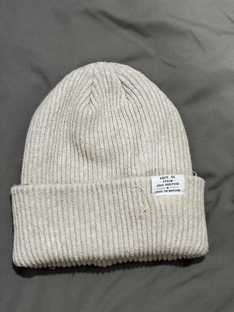 Rib-knit Beanie, Women's Fashion, Watches & Accessories, Hats & Beanies ...