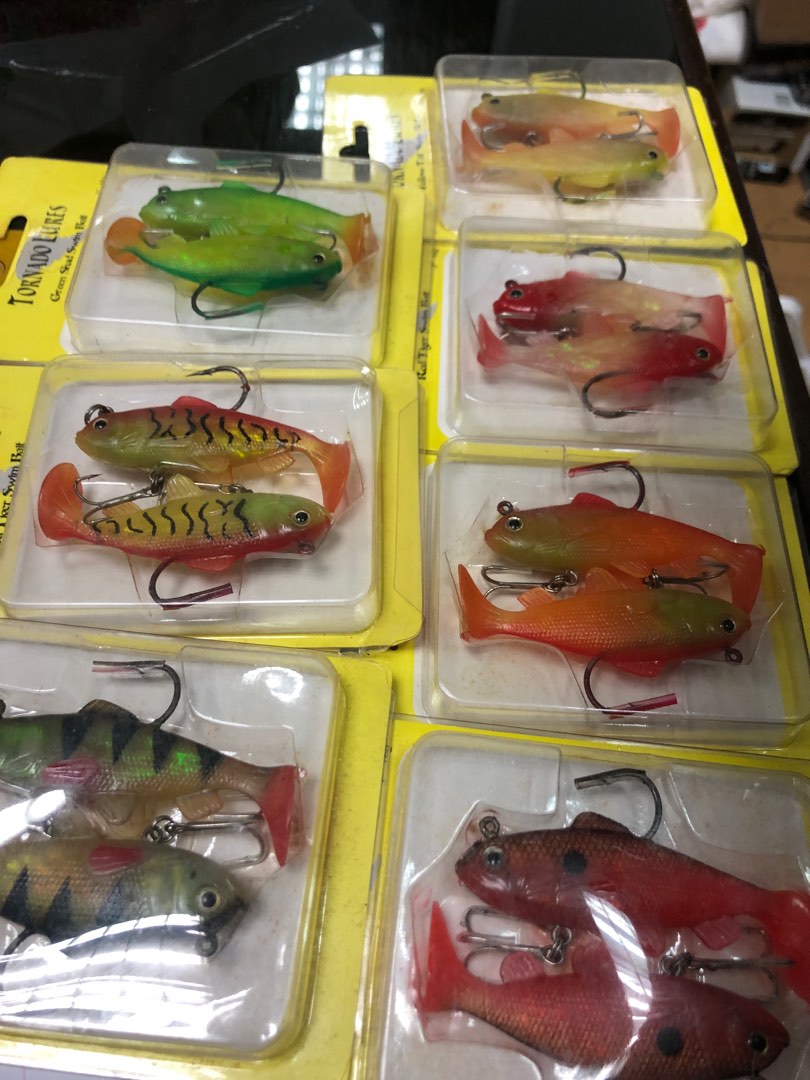 Rubber lures, Sports Equipment, Fishing on Carousell