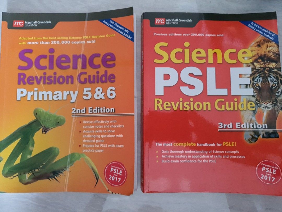 Science Revision Guide P5&6, Science PSLE Revision Guide 3rd Edition ...