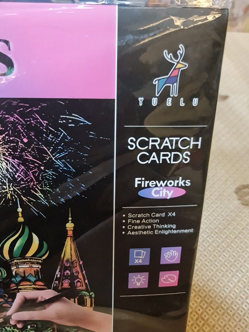 Scratch Cards - Fireworks City, Hobbies & Toys, Toys & Games on Carousell