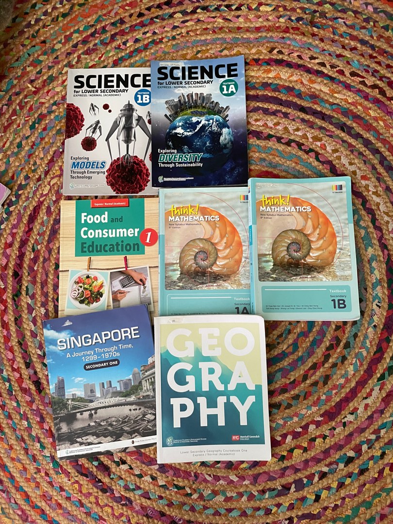 Sec 1 textbooks in bundle, Hobbies & Toys, Books & Magazines, Textbooks ...