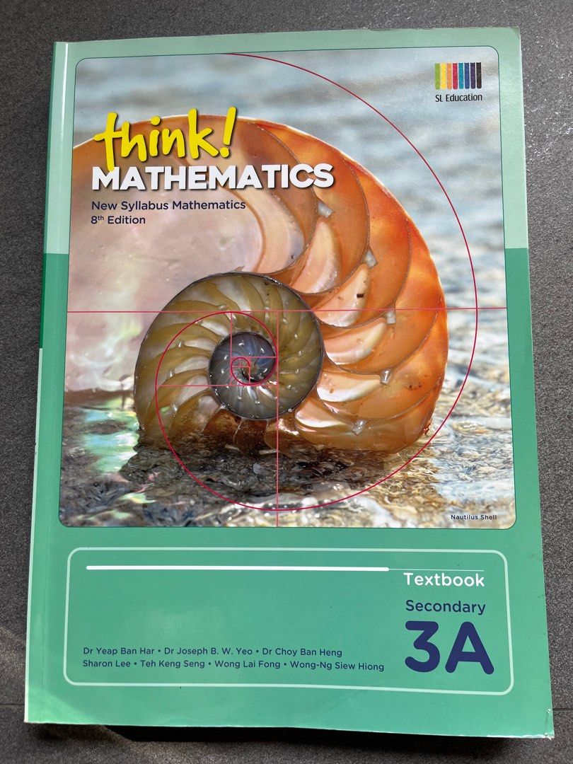 Sec 3 Emaths Think Mathematics Textbooks 3A / 3 B - 8th Ed $20, Hobbies ...