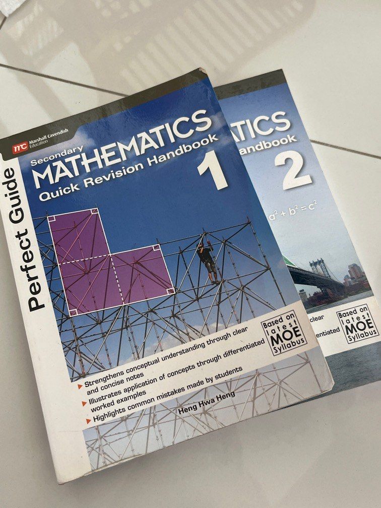 Secondary Mathematics Quick Revision Handbook Perfect Guide 1 and 2 ...