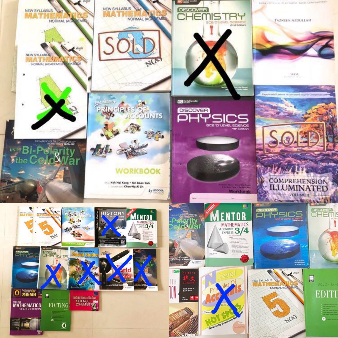 Secondary school textbooks n level o level normal academic express ...