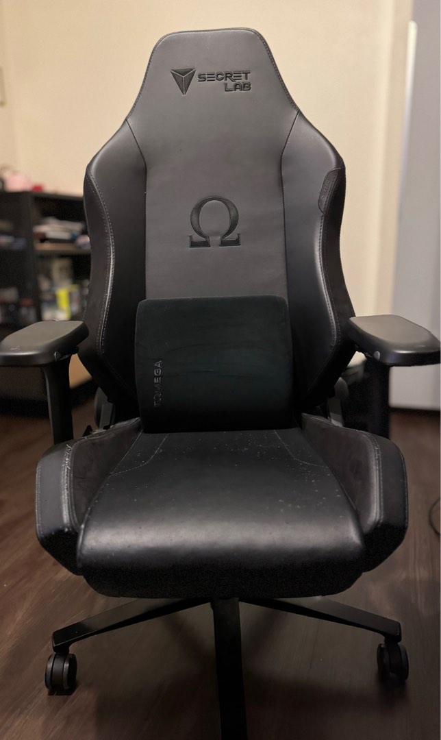 Secretlab OMEGA 2020 - BLACK (w/ Suede), Furniture & Home Living ...