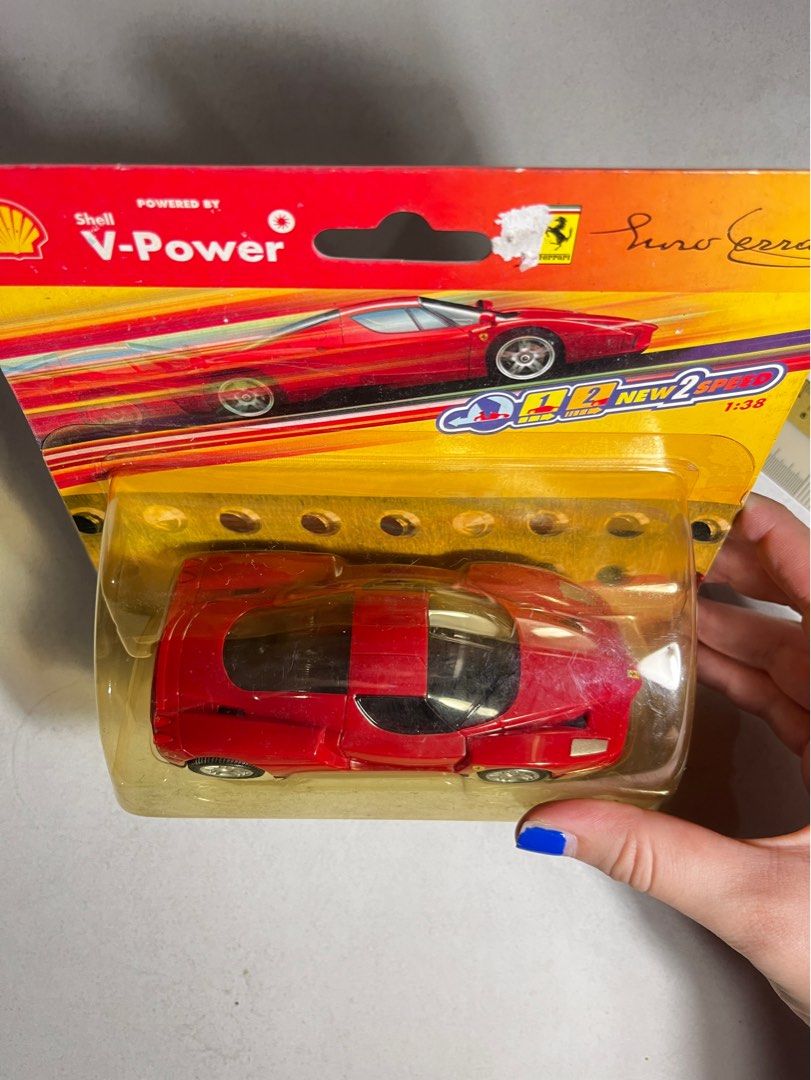 Shell Ferrari Official Merch Red Car Figurine, Hobbies & Toys ...