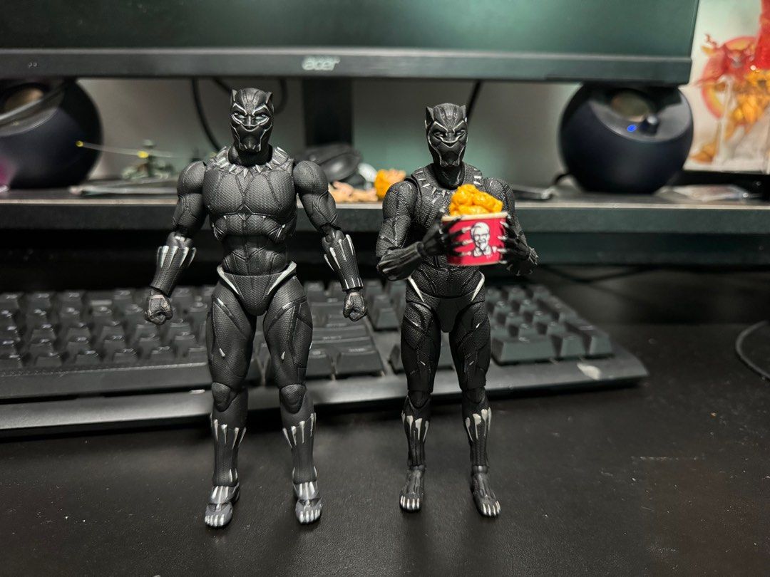 SHF Black Panther (Rock effect), Hobbies & Toys, Toys & Games on Carousell