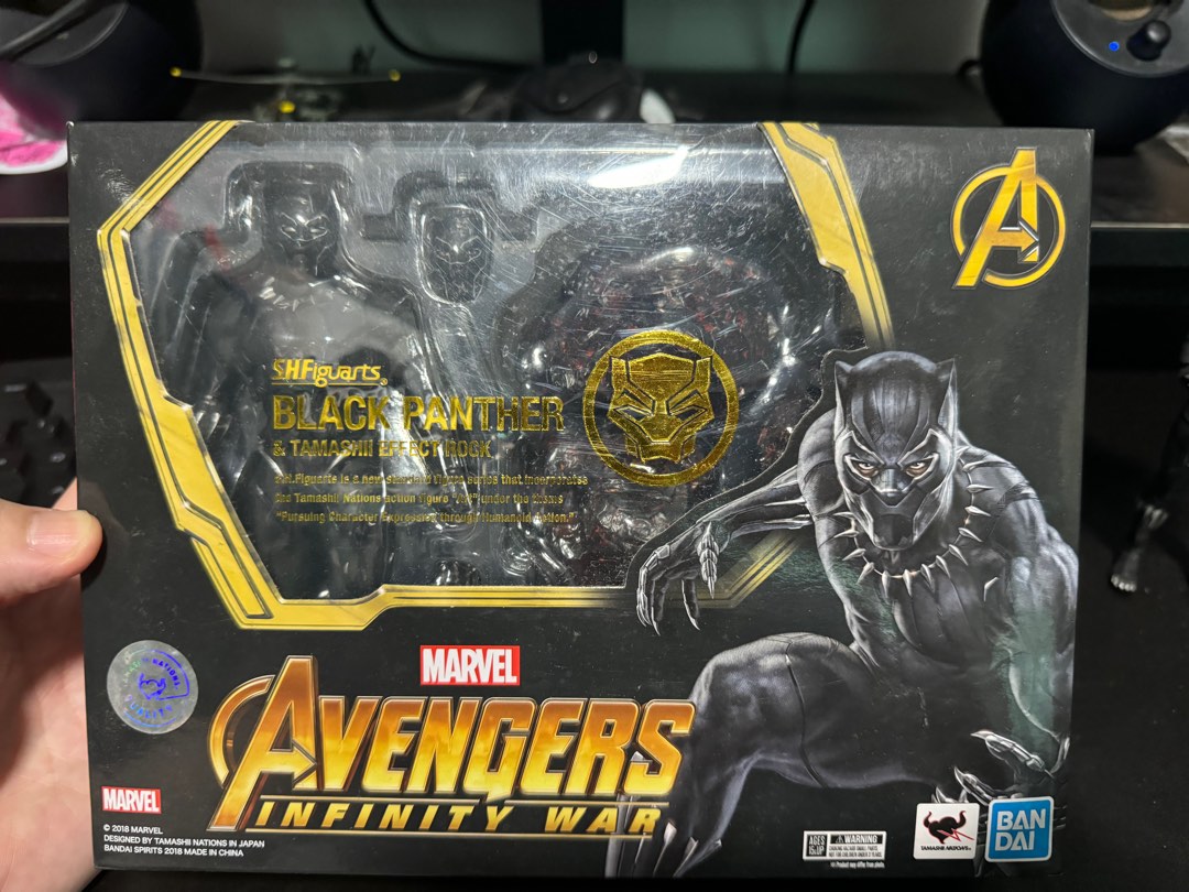 SHF Black Panther (Rock effect), Hobbies & Toys, Toys & Games on Carousell