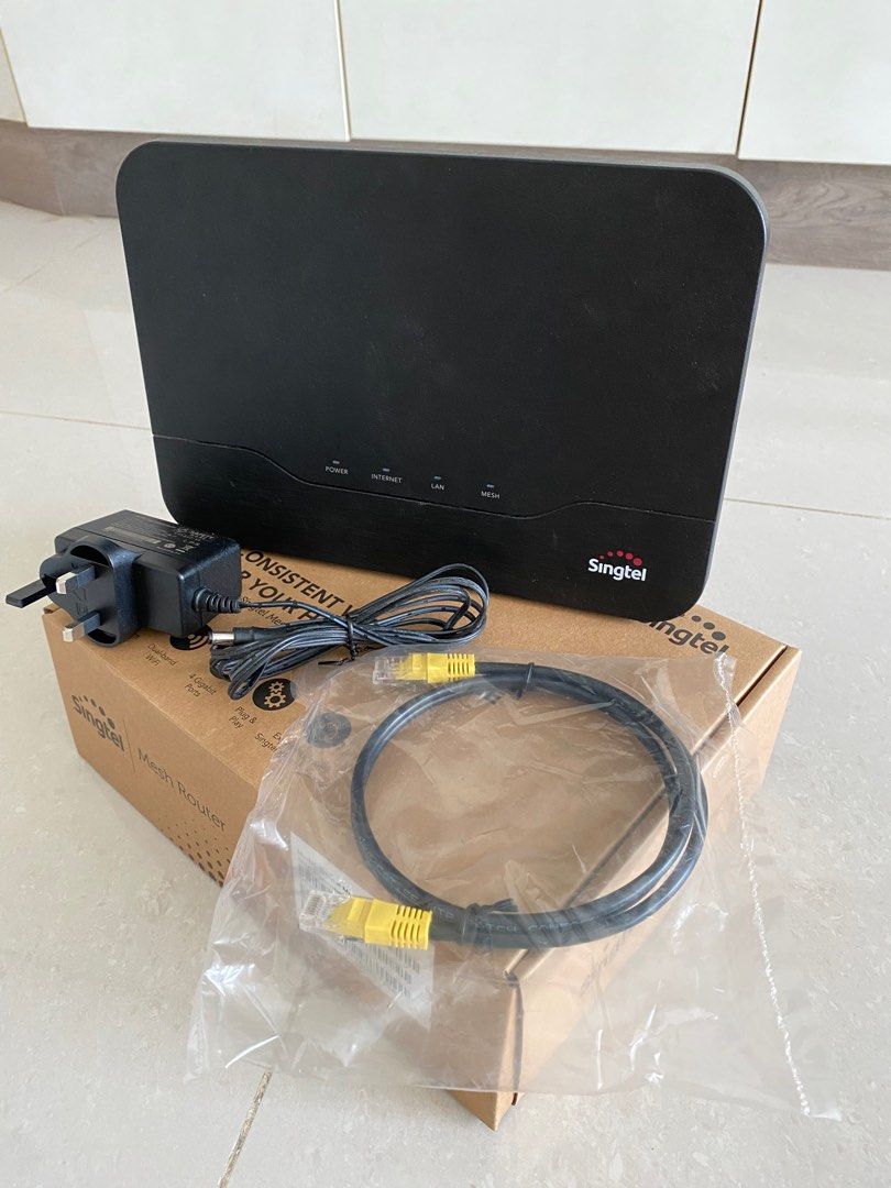 Singtel Mesh Router, Computers & Tech, Office & Business Technology on ...