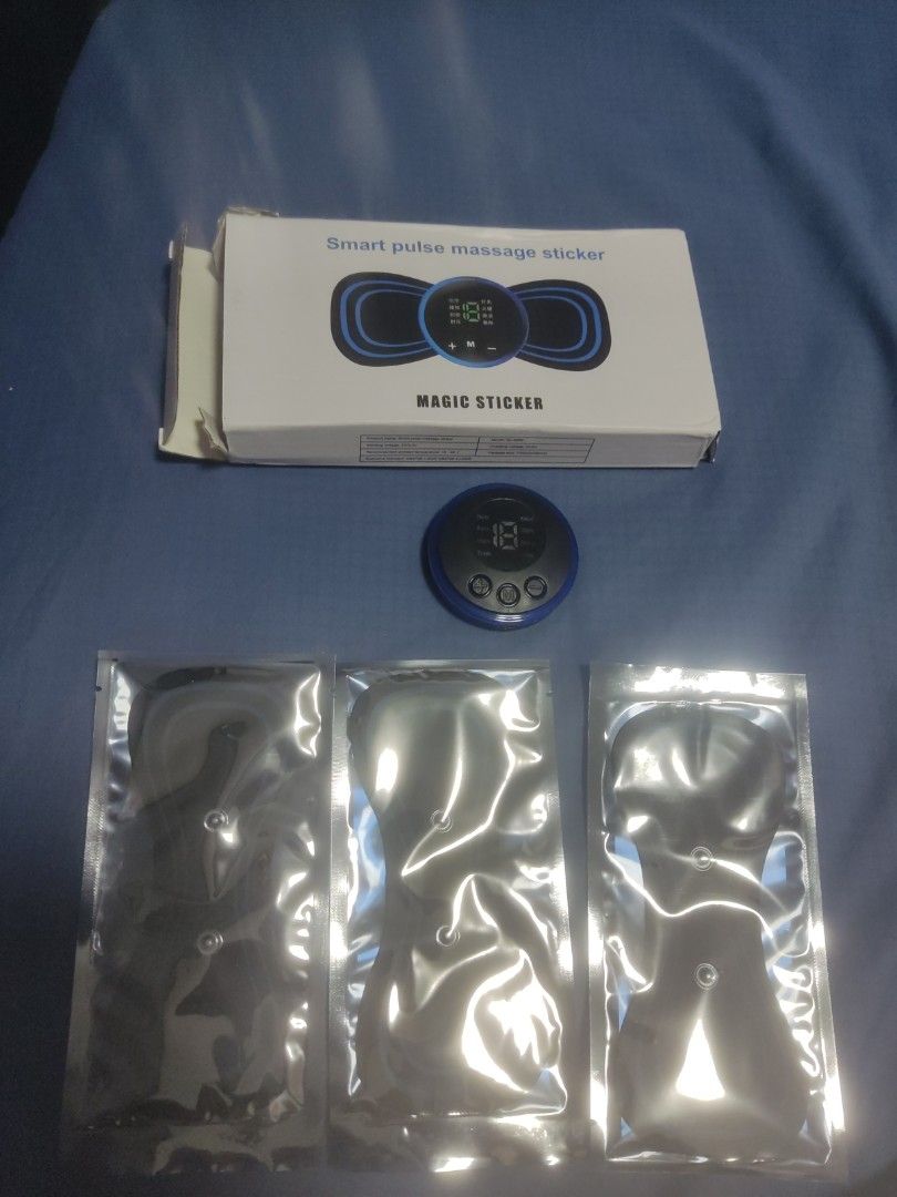 Smart pulse massage sticker, Health & Nutrition, Massage Devices on ...