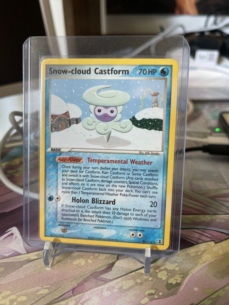 Snow-cloud Castform Delte species #29, Hobbies & Toys, Toys & Games on ...
