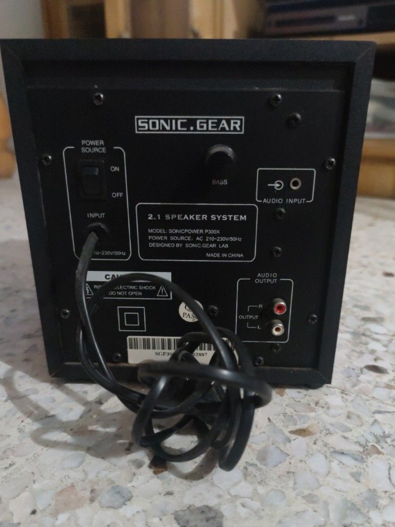 Sonic Gear Speaker, Audio, Soundbars, Speakers & Amplifiers on Carousell