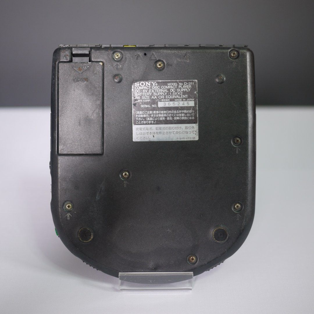 Sony Discman D-311 Defective CD player, Audio, Portable Music Players ...