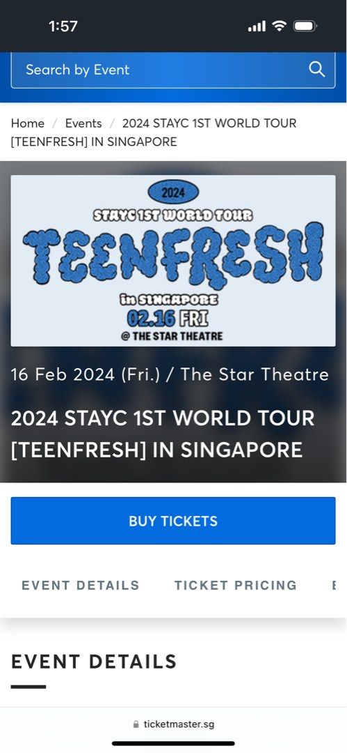 Stayc concert cat 1 ticket, Tickets & Vouchers, Event Tickets on Carousell