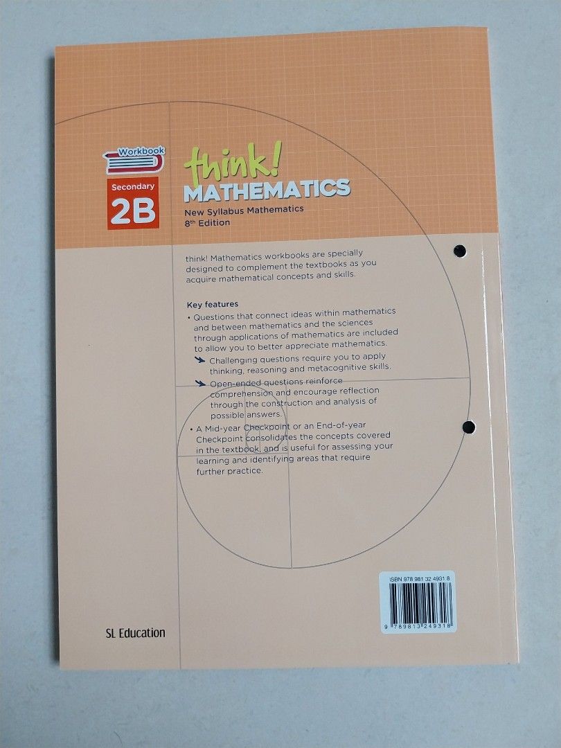 Think! Mathematics new syllabus mathematics 8th edition workbook 2B ...
