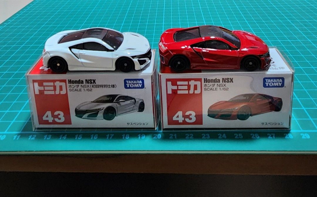 Tomica No. 43 Honda NSX 2 Pieces Set, Hobbies & Toys, Toys & Games on Carousell