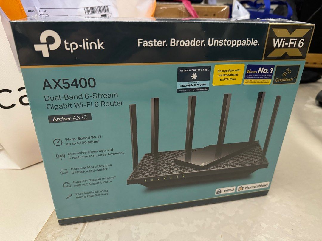 TP Link AX5400 dual band Wifi 6 Router, Computers & Tech, Parts ...