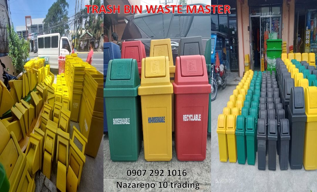 Trash bin waste master supplier 516, Furniture & Home Living, Cleaning ...