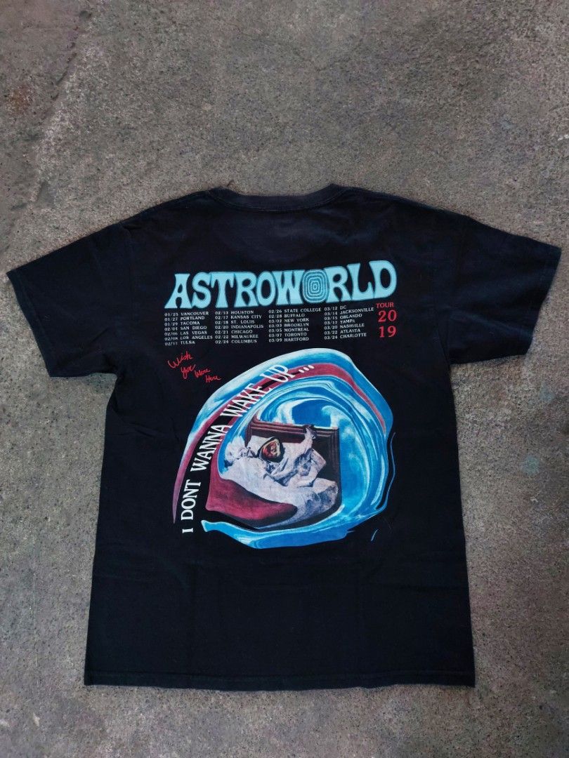 Travis scott astroworld tshirt, Men's Fashion, Tops & Sets, Tshirts ...
