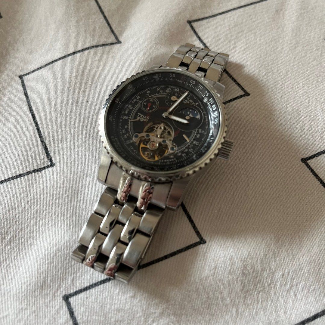 TRIAS WATCH (AUTOMATIC) SILVER, Men's Fashion, Watches & Accessories ...