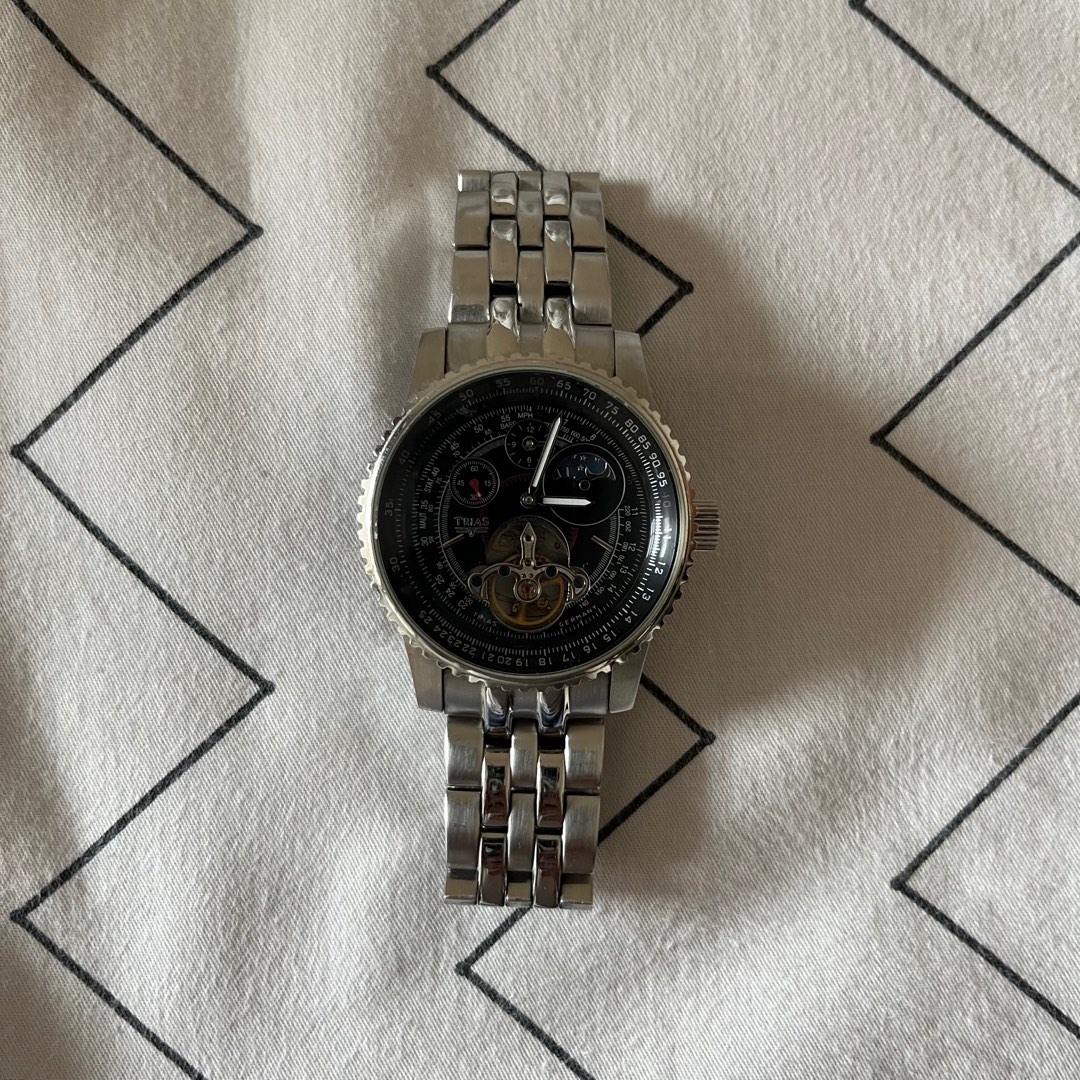 TRIAS WATCH (AUTOMATIC) SILVER, Men's Fashion, Watches & Accessories ...