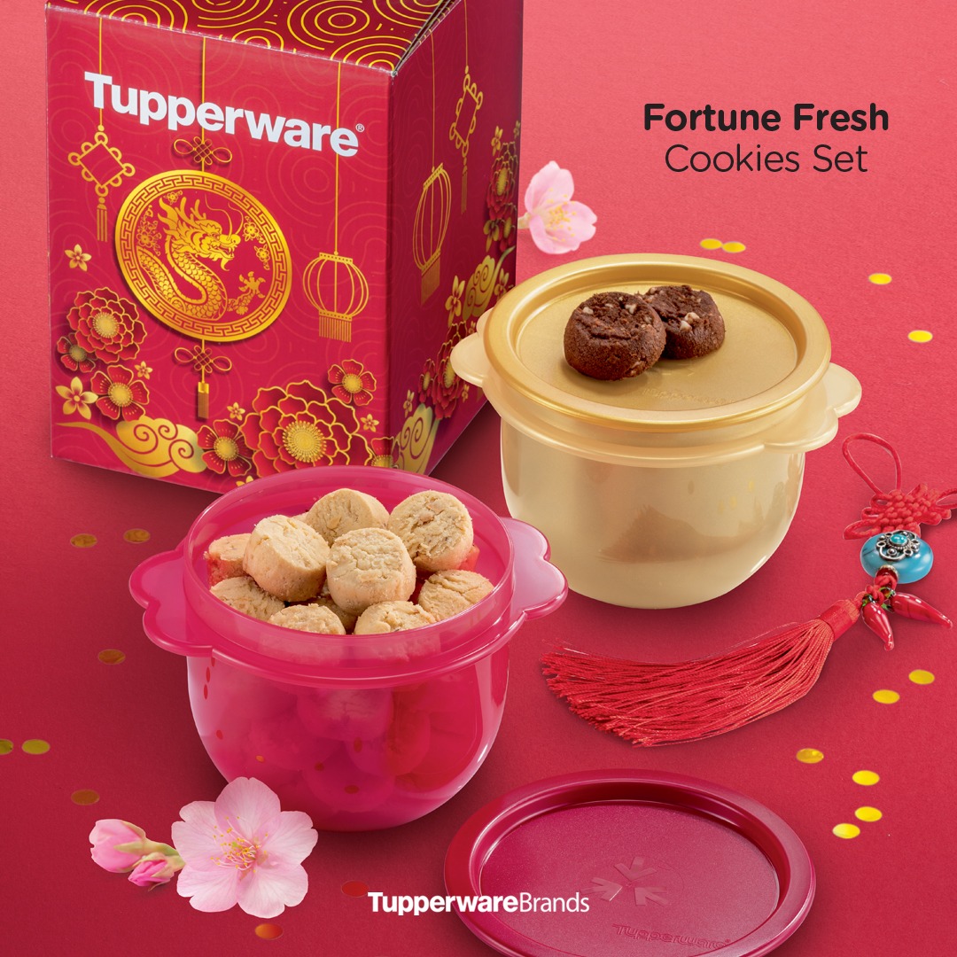 Tupperware 2024 CNY Cookies Gift Set, Food & Drinks, Homemade Bakes on ...