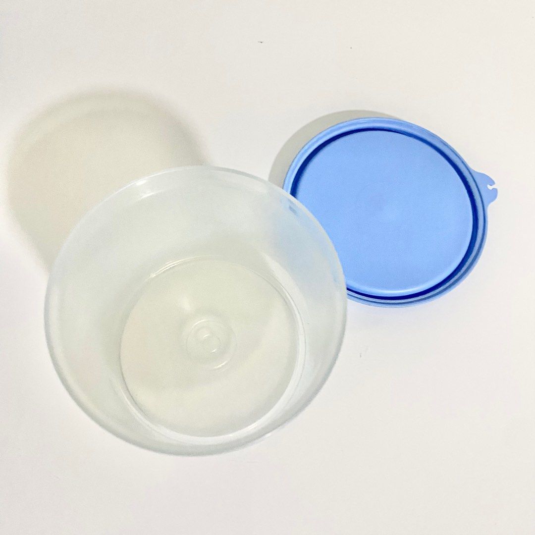 Tupperware Blue Round Small Container, Furniture & Home Living ...