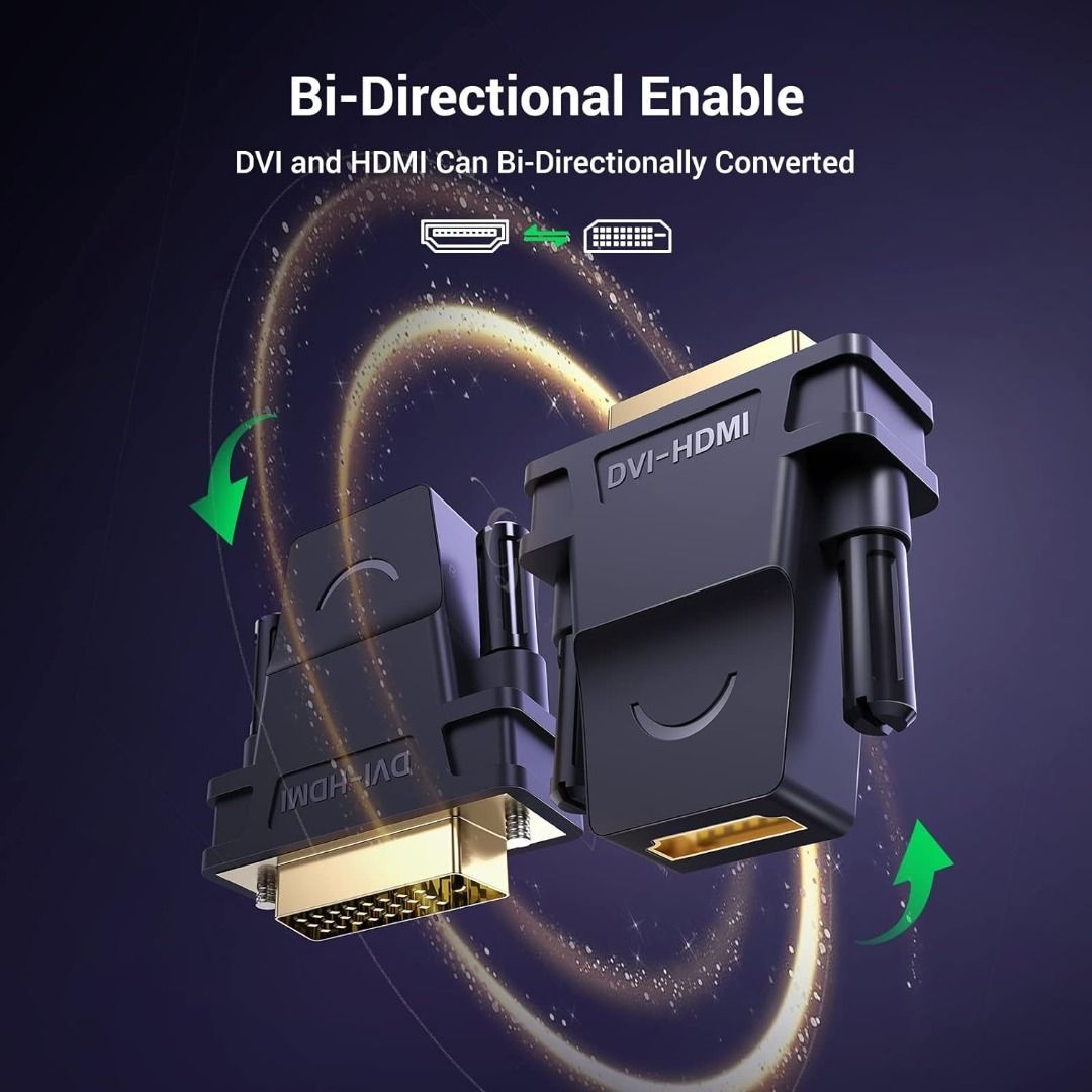 Ugreen Dvi To Hdmi Adapter Bi Directional Dvi Male To Hdmi Female