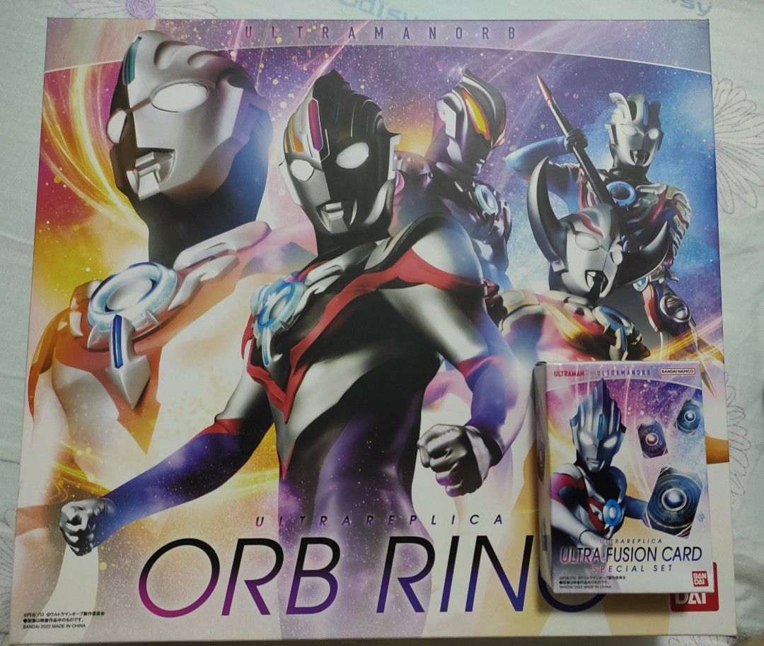 Ultraman Orb Ultra Replica Orb Ring & Ultra Fusion Card Special Set 01 ...