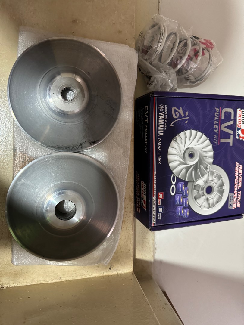 Uma racing pulley kit new version for Nmax v2, Motorcycles, Motorcycle ...