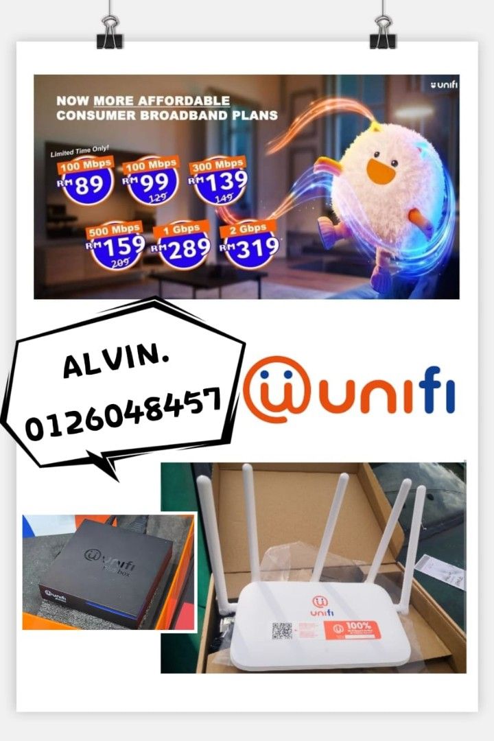 Unifi internet new price promotion, Computers & Tech, Office & Business ...