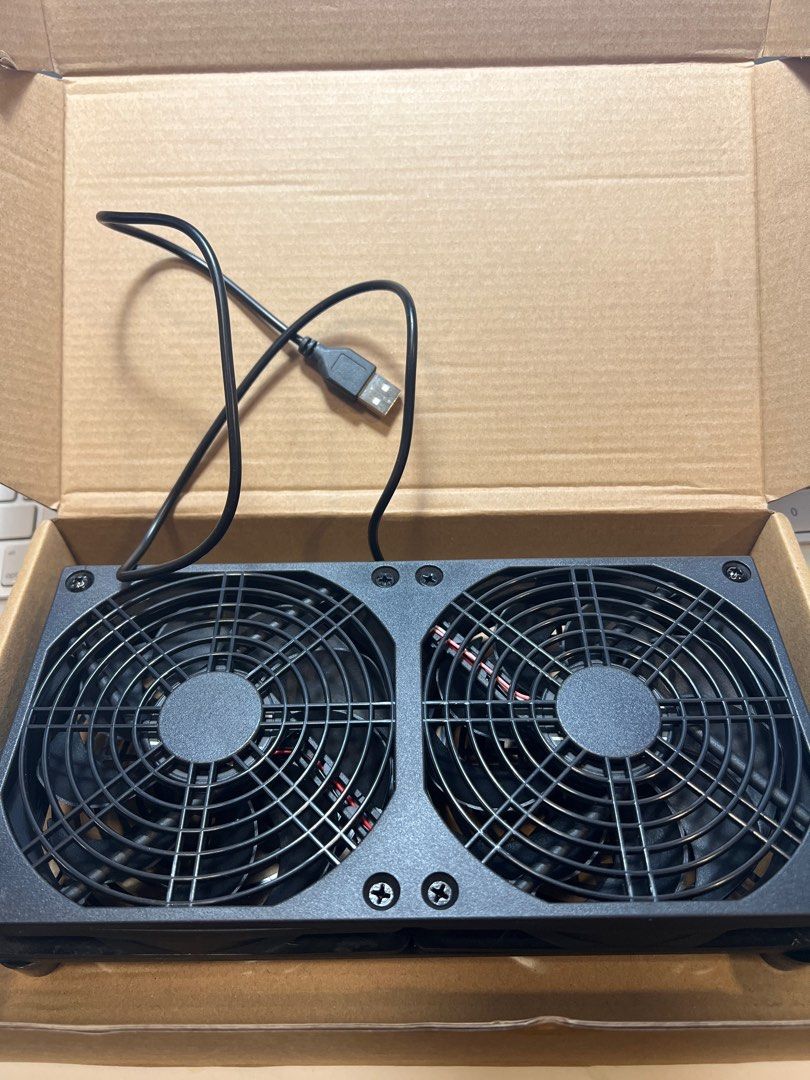 USB Dual cooling fan, Computers & Tech, Parts & Accessories, Computer ...