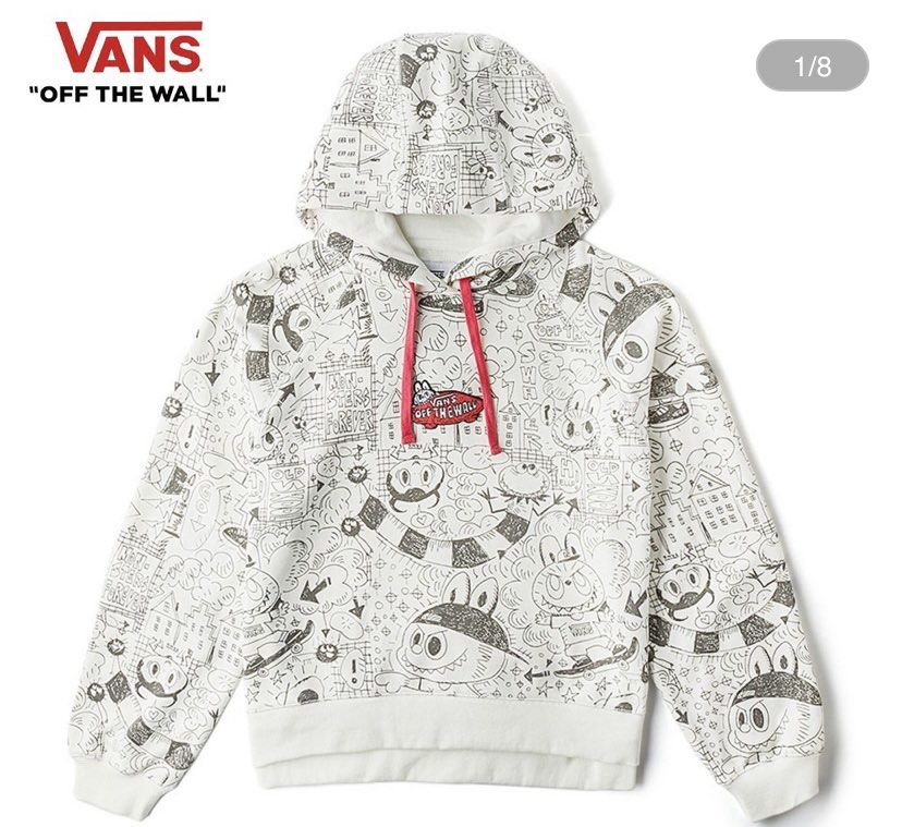 Vans x the monster labubu聯名衛衣, 男裝, 運動服裝 - Carousell