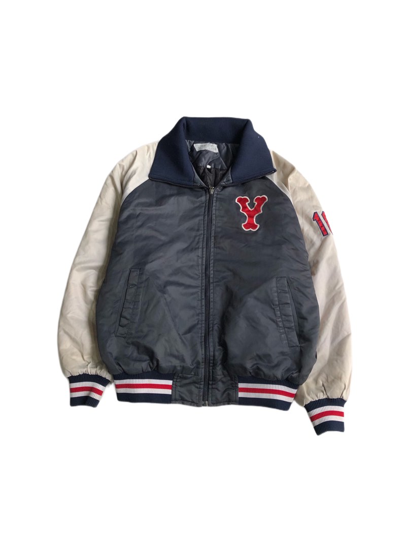 VARSITY JACKET BASEBALL LOGO Y, Fesyen Pria, Pakaian , Baju Luaran di ...
